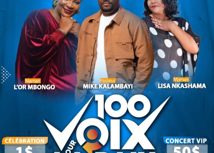 RDC : Goma va accueillir la première édition du "Festival 100 voix pour la paix" en octobre ...