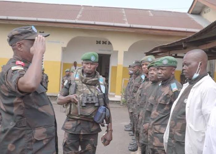 Goma : Le général-major Peter Cirimwami réconforte les militaires FARDC ...